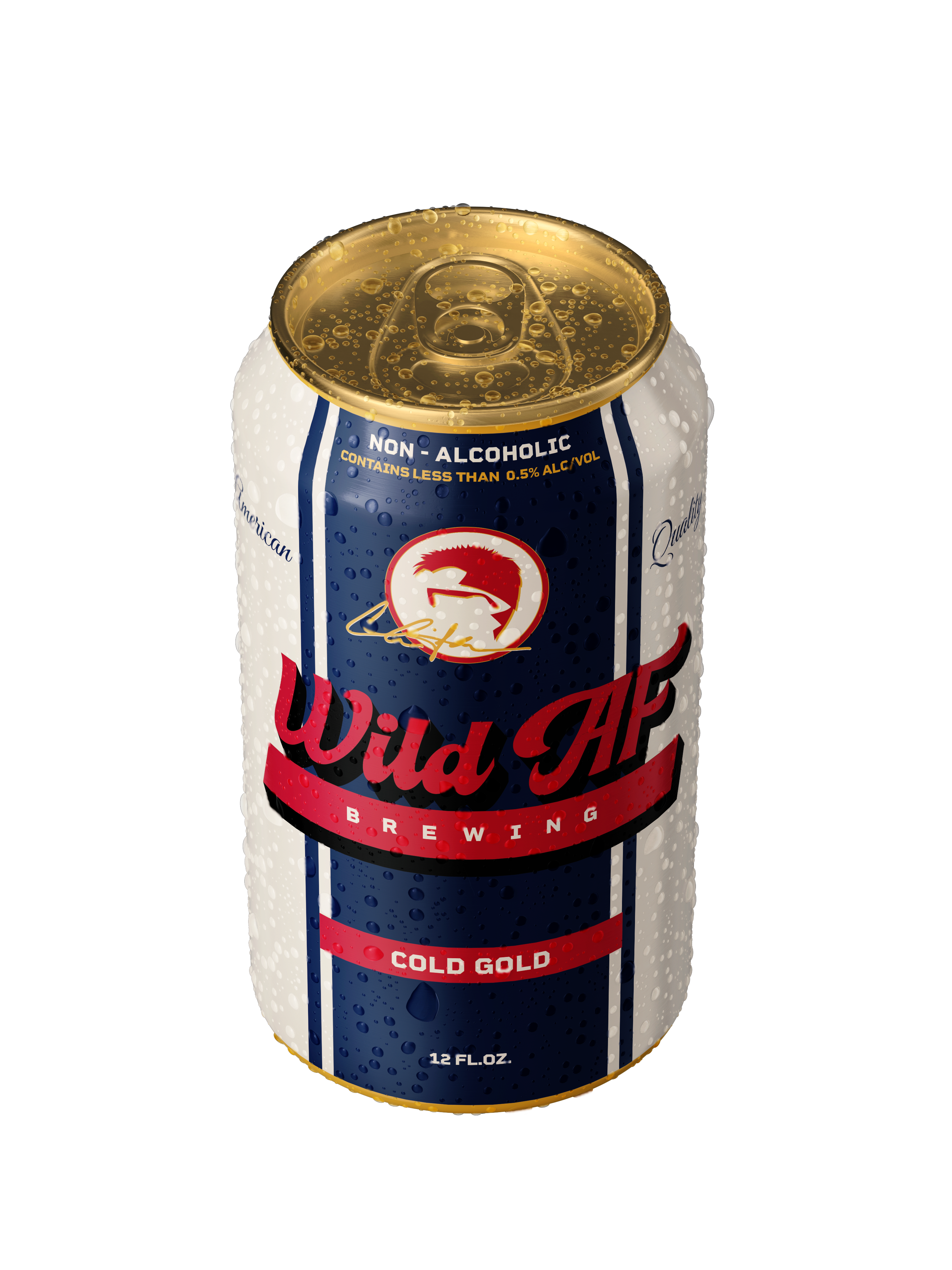 Wild AF Cold Gold Non-Alcoholic Beer – Wild AF Brewing